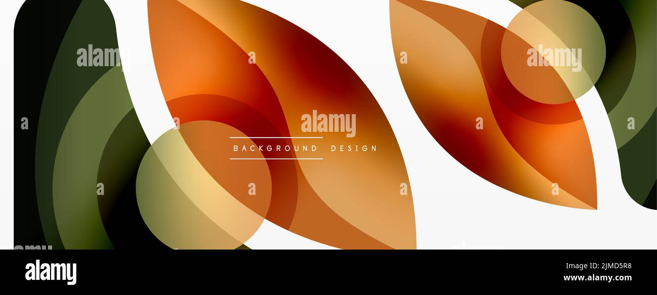 Abstract background with color geometric shapes. Beautiful minimal ...