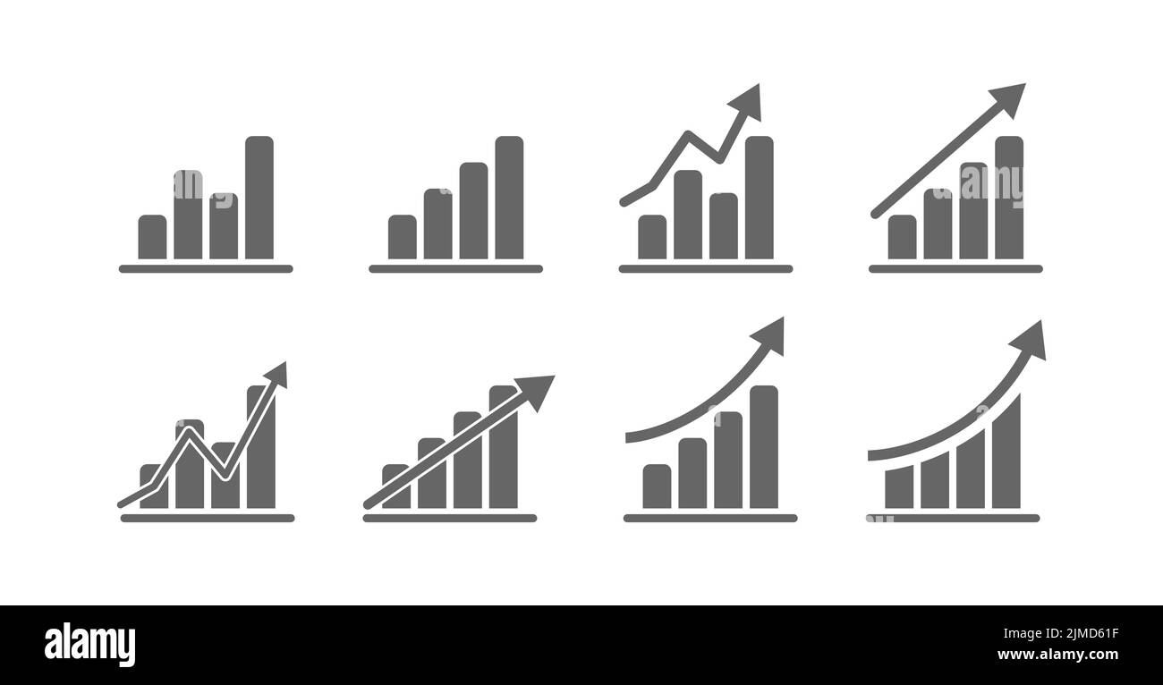 Chart. A set of different graph options for websites and applications ...