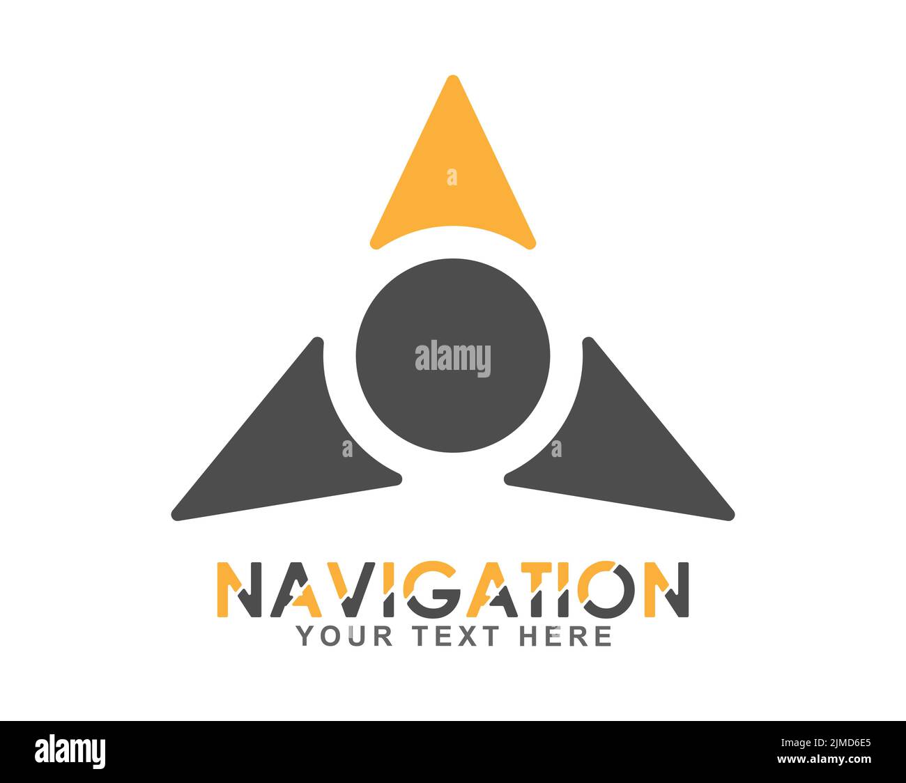 Navigation Abstract Compass Arrow Navigation Direction Illustration