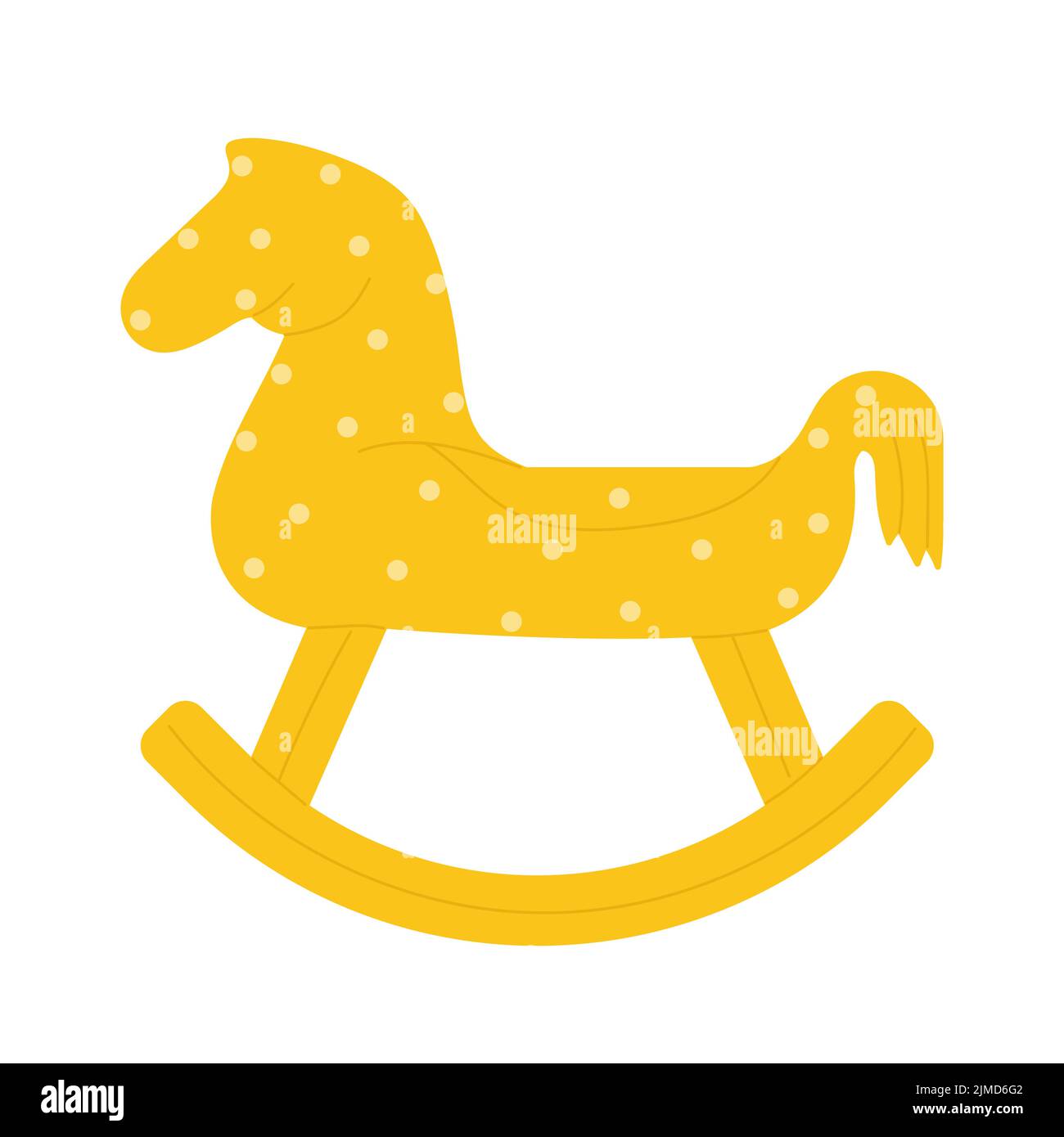Rocking horse toy for children. Childhood moments, baby shower event ...