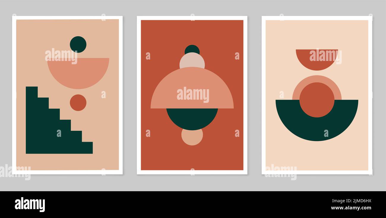 Composition of simple figures. Design for drawing, logo Stock Vector ...