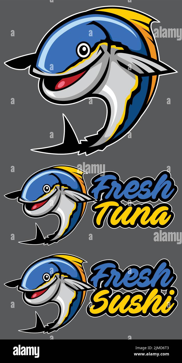 Smiling tuna Stock Vector Images - Alamy