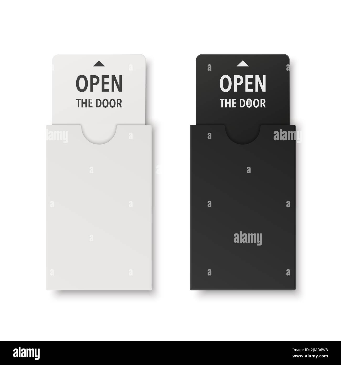 Vector 3d Realistic White, Black Guest Room, Plastic Hotel Apartment ...