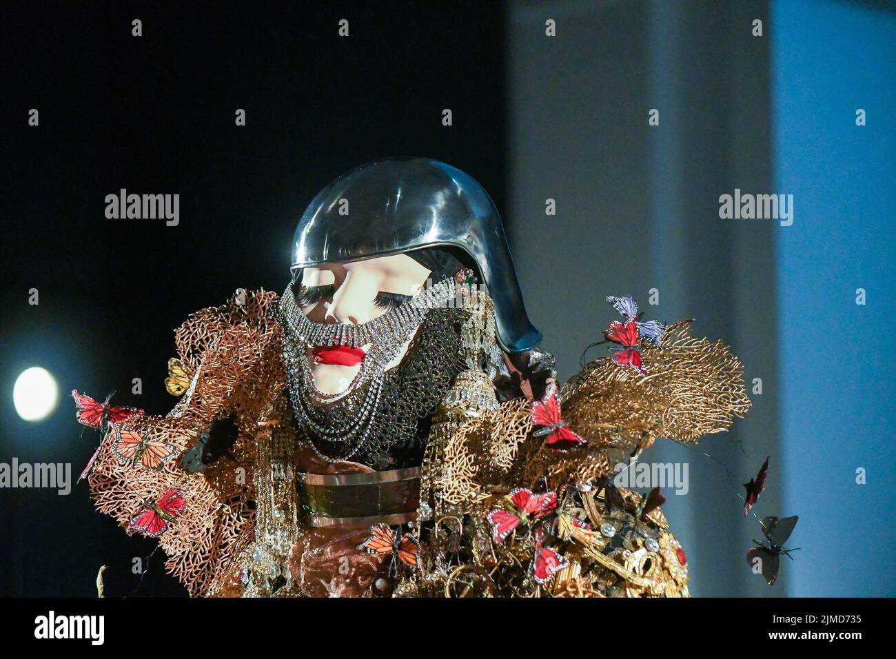 London, UK, 5th August 2022, Fashion In Motion designer this year is ...