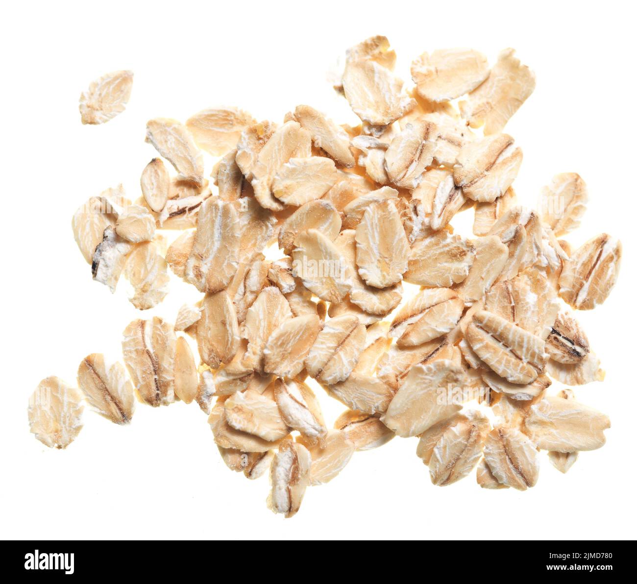 Dry uncooked cereal spelt flakes Cut Out Stock Images & Pictures - Alamy