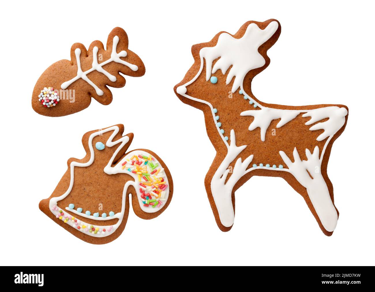 Background christmas cookies top Cut Out Stock Images & Pictures - Alamy