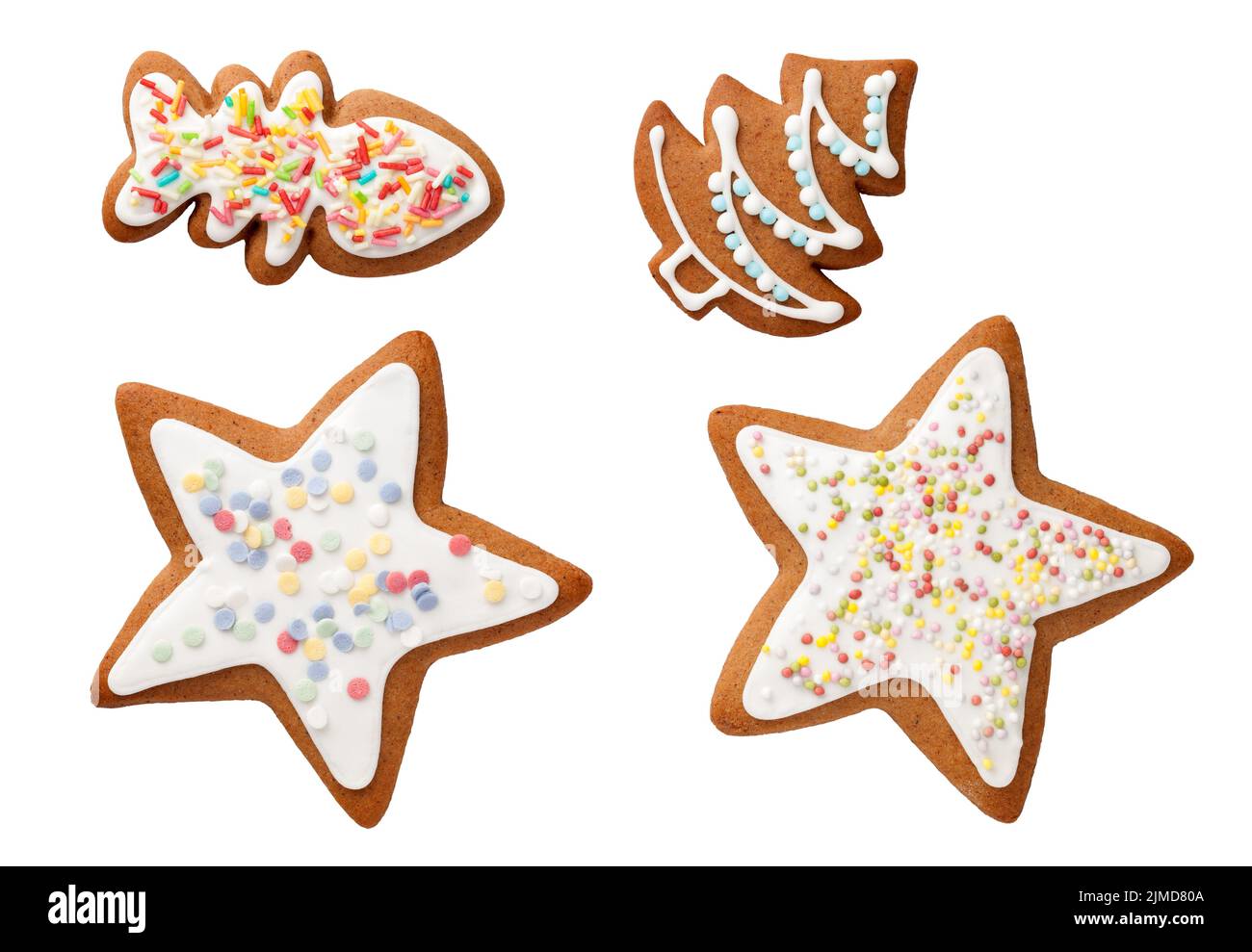 Background christmas cookies top Cut Out Stock Images & Pictures - Alamy