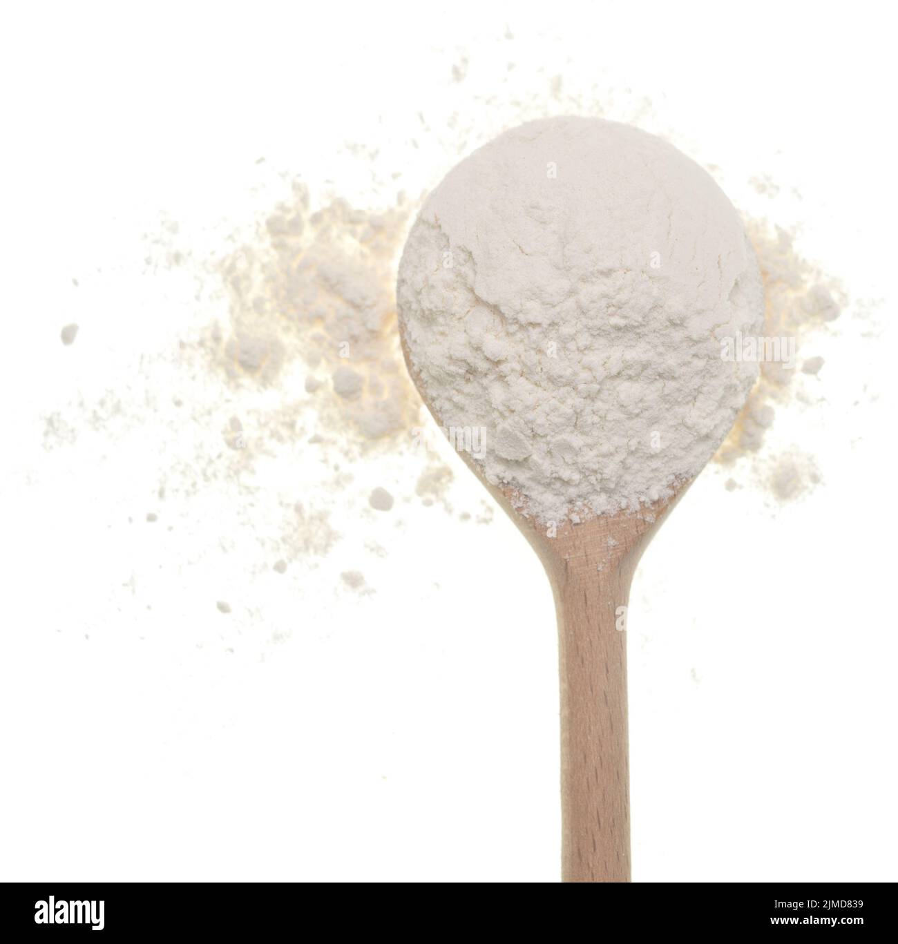 Wooden spoon flour Cut Out Stock Images & Pictures - Alamy