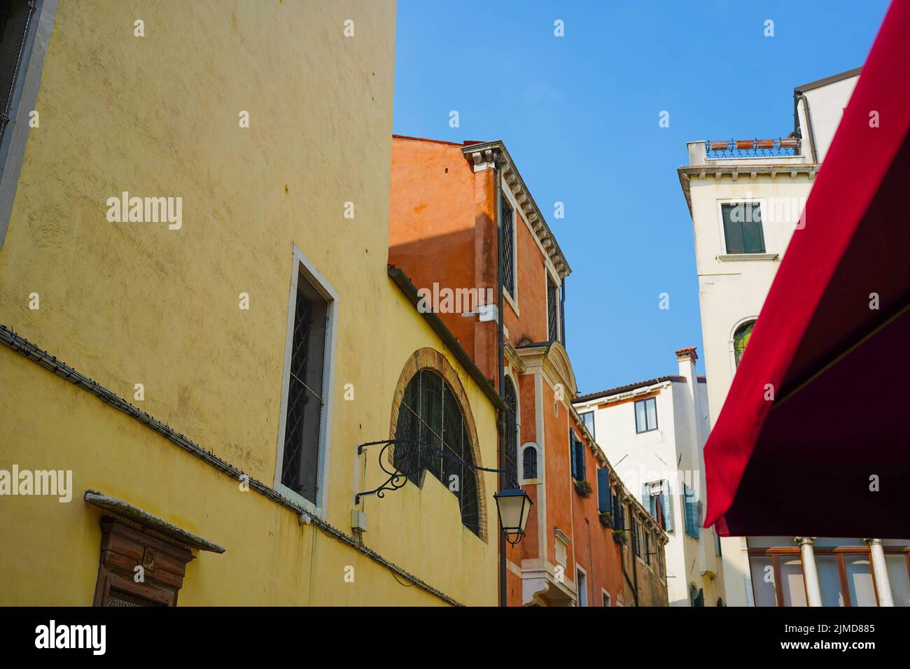 Colorful buildings that are typical in Venice, Italy Stock Photo - Alamy