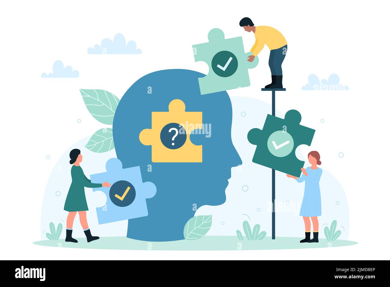 Human brain health, knowledge and work on ideas and solving business ...