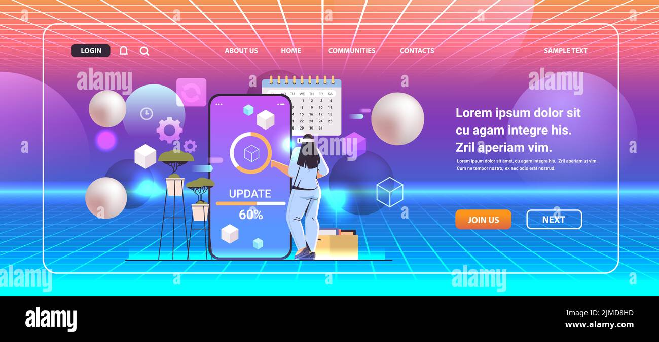 Virtual install Stock Vector Images - Alamy