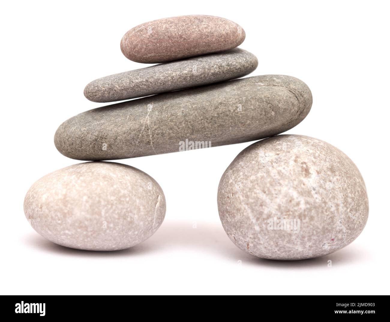 Balance stones stacked pyramid Cut Out Stock Images & Pictures - Alamy