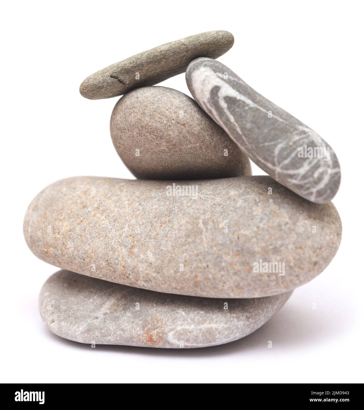 Pile smooth grey stones hi-res stock photography and images - Alamy