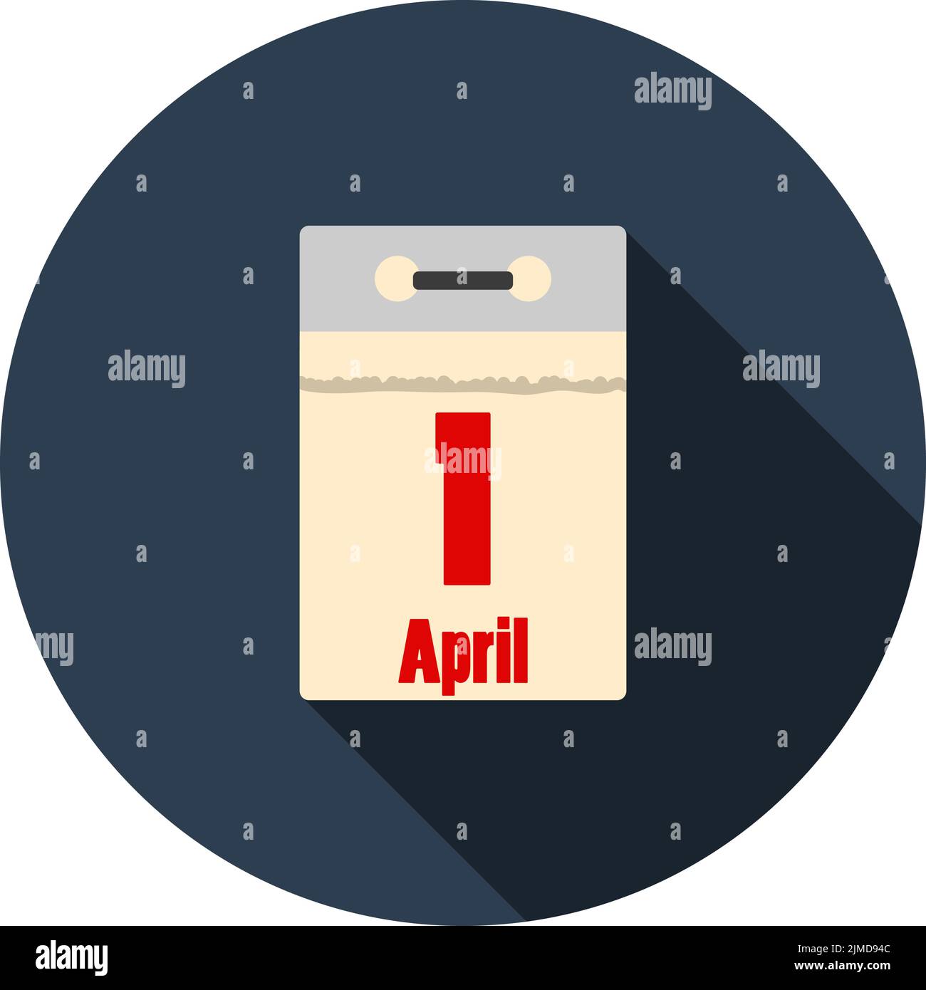 April 1 fool calendar Stock Vector Images - Alamy