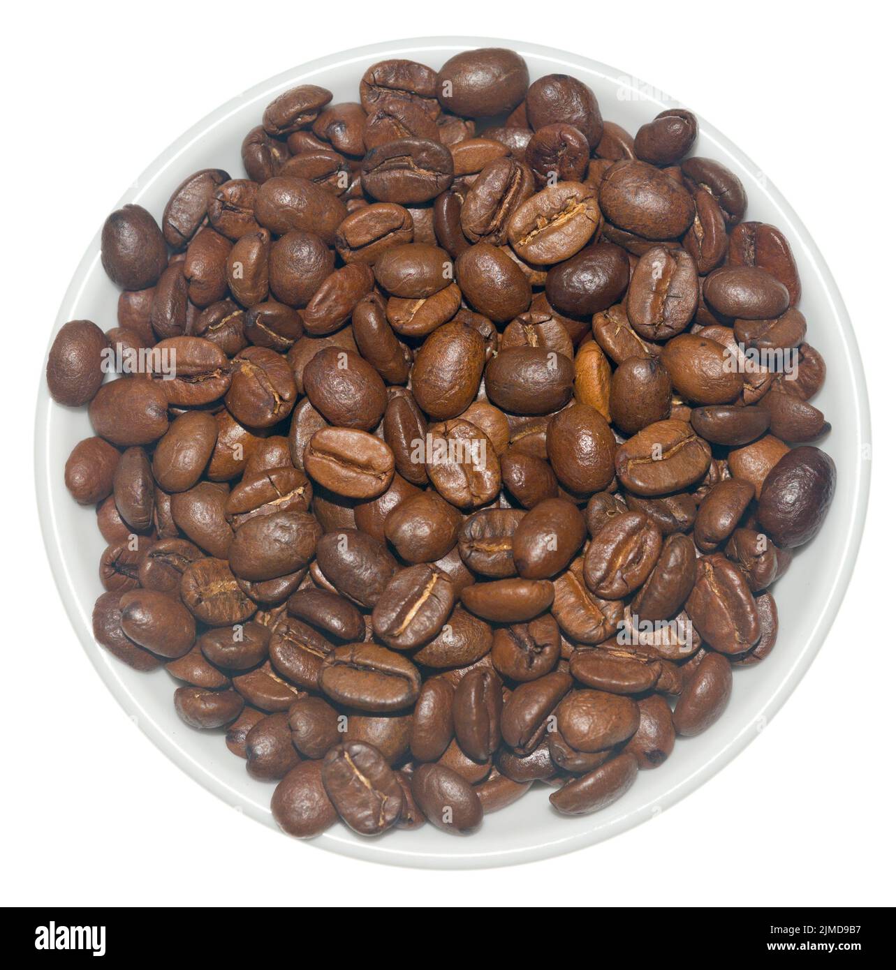 Coffee beans in around espresso Cut Out Stock Images & Pictures - Alamy