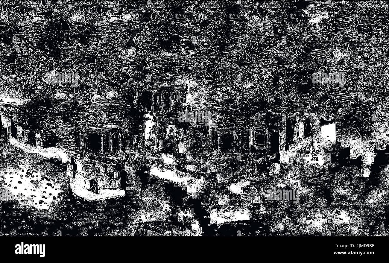 Abstract vector illustration with a fantastic background. Non -existent ...