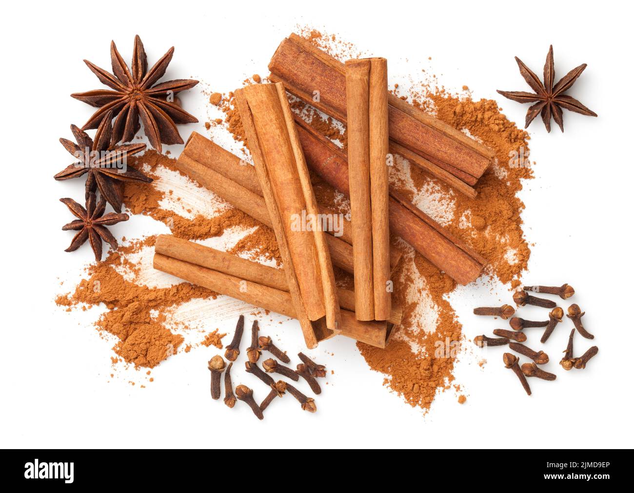Composition With Spices Stock Photo - Alamy