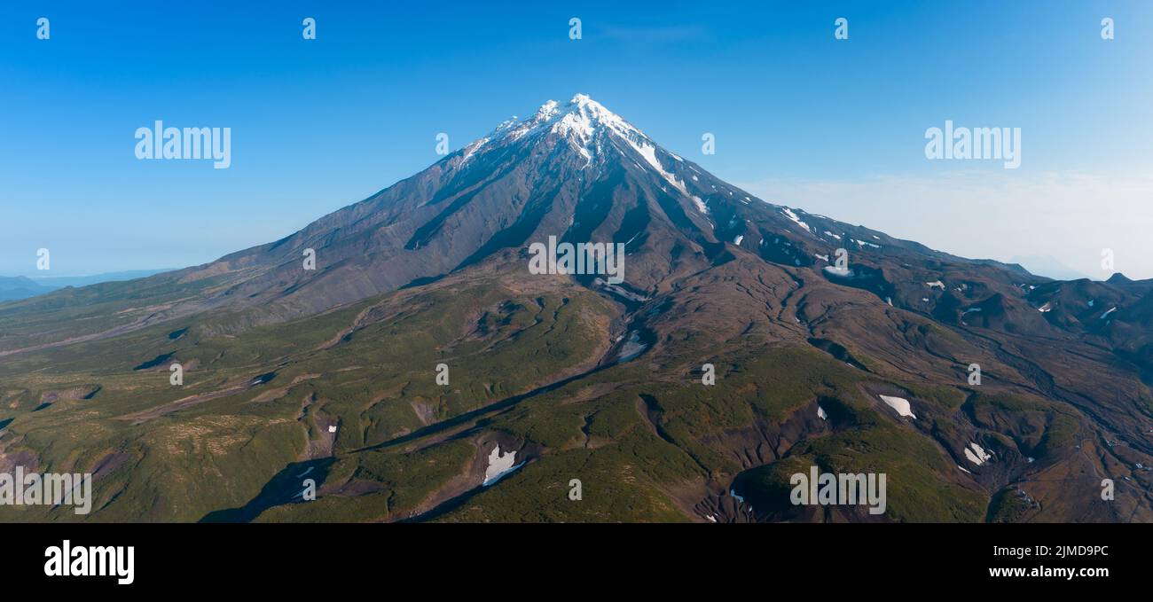 Volcano eruption aerial hi-res stock photography and images - Alamy