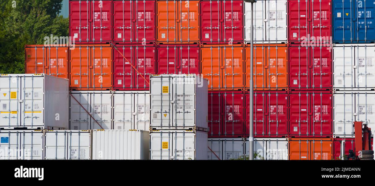 Containers cargo bay container hi-res stock photography and images - Alamy