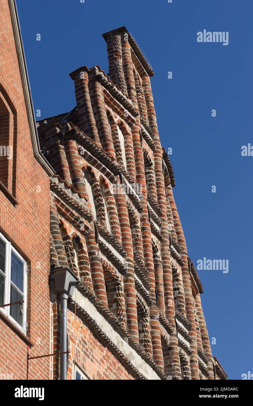 LÃ¼neburg - Historical gable in the old town, Germany Stock Photo - Alamy