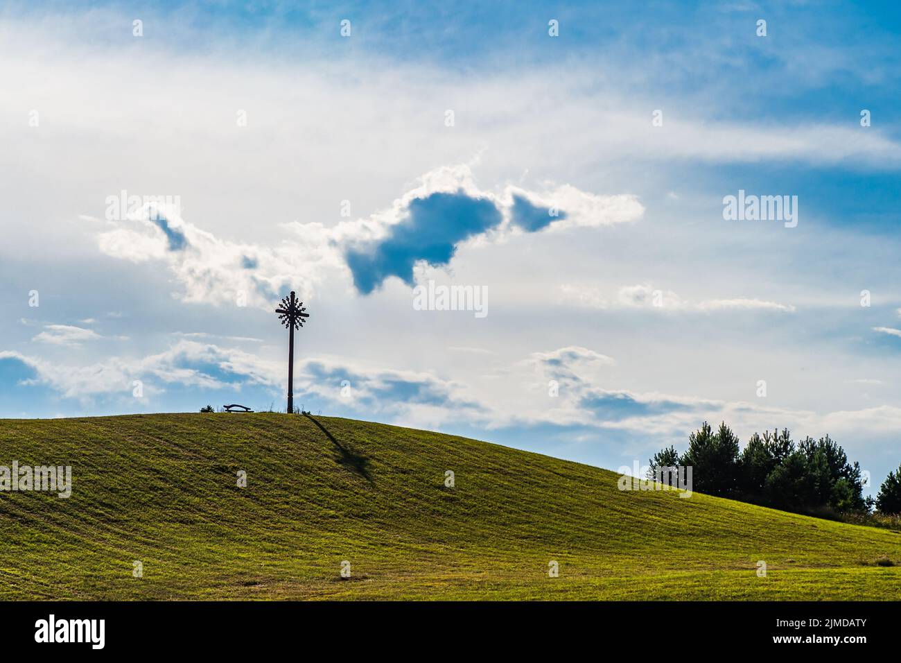 Beautiful Countryside Landscape. Sunny Afternoon. Wonderful Landscape ...