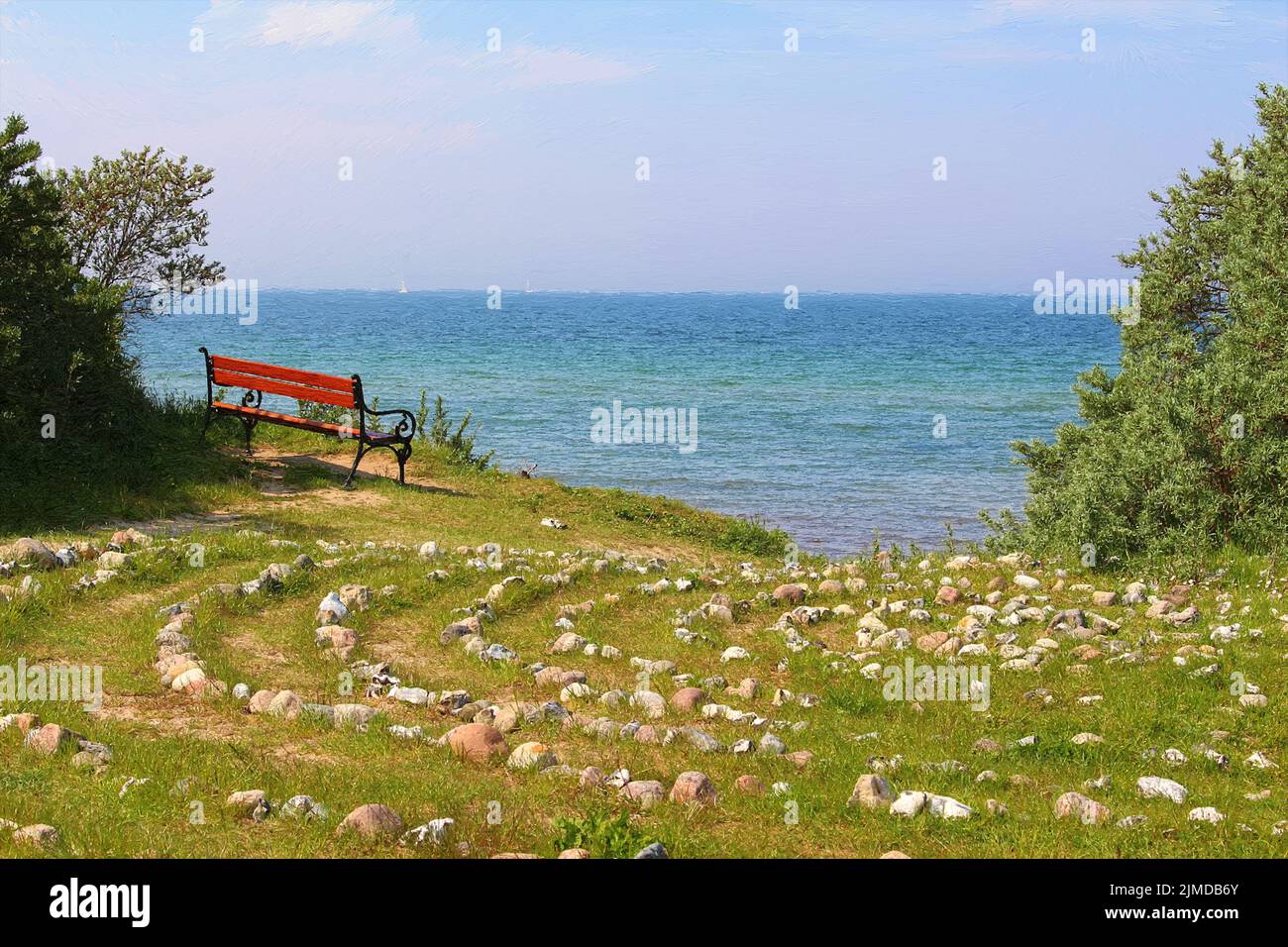 Baltic Sea View Stock Photo - Alamy