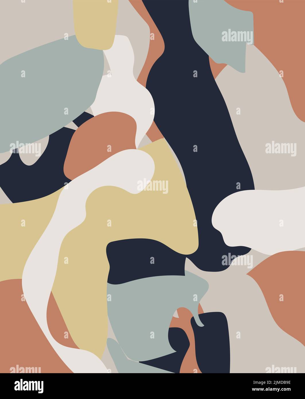 Vector illustration drawn by hand. Abstract design with doodles and ...