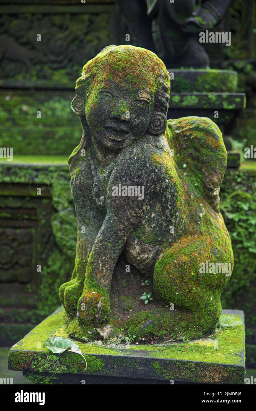 Traditional balinese statue. Ubud, Bali Island Stock Photo - Alamy