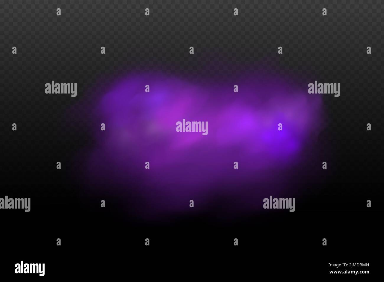 Purple poisonous gas, dust and smoke effect.Realistic scary mystical ...