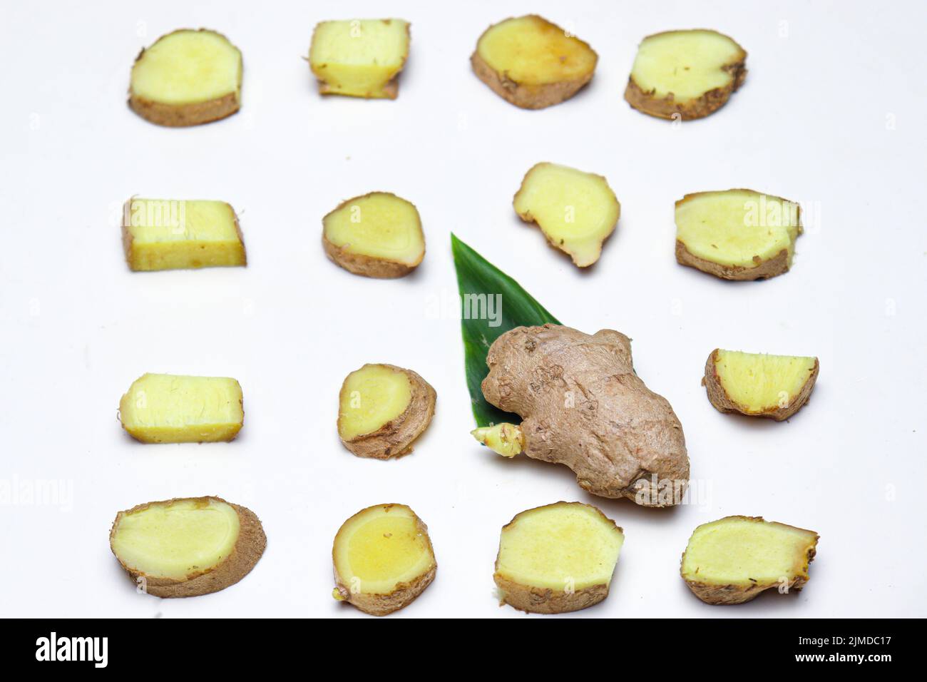 healthy and fresh ginger on leaf for cooking Stock Photo - Alamy