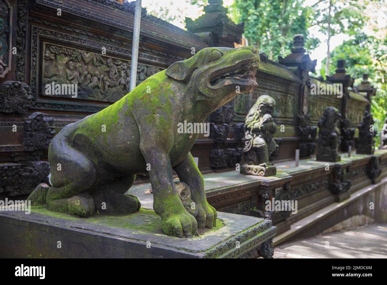 Ancient traditional balinese statue. Ubud Stock Photo - Alamy