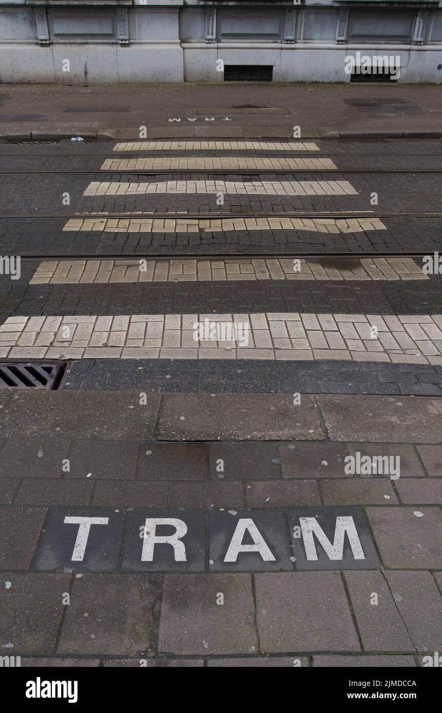 Dangerous tram hi-res stock photography and images - Alamy