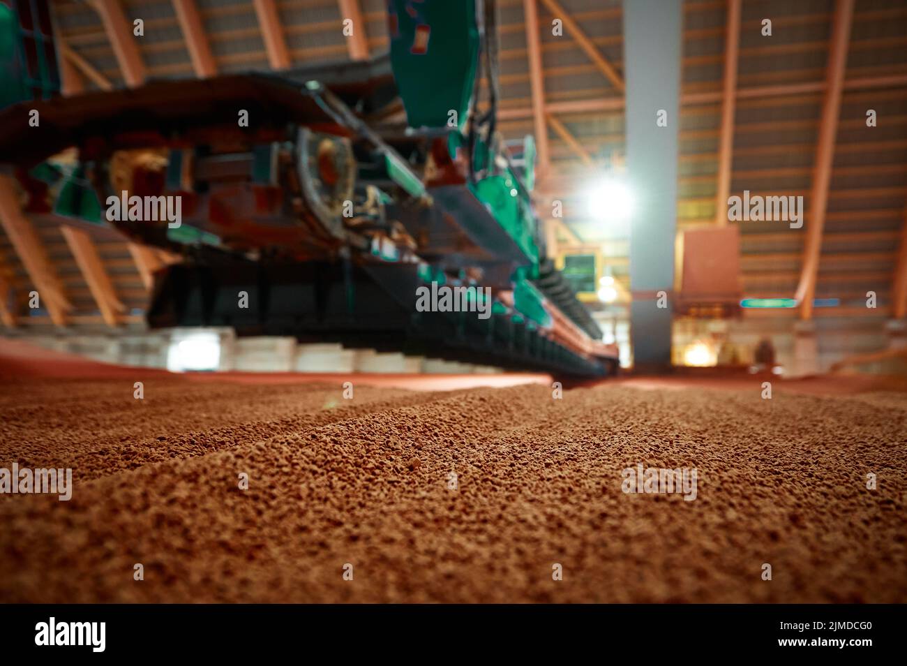 Automatic scraper conveyor potassium mineral fertilizers Stock Photo ...