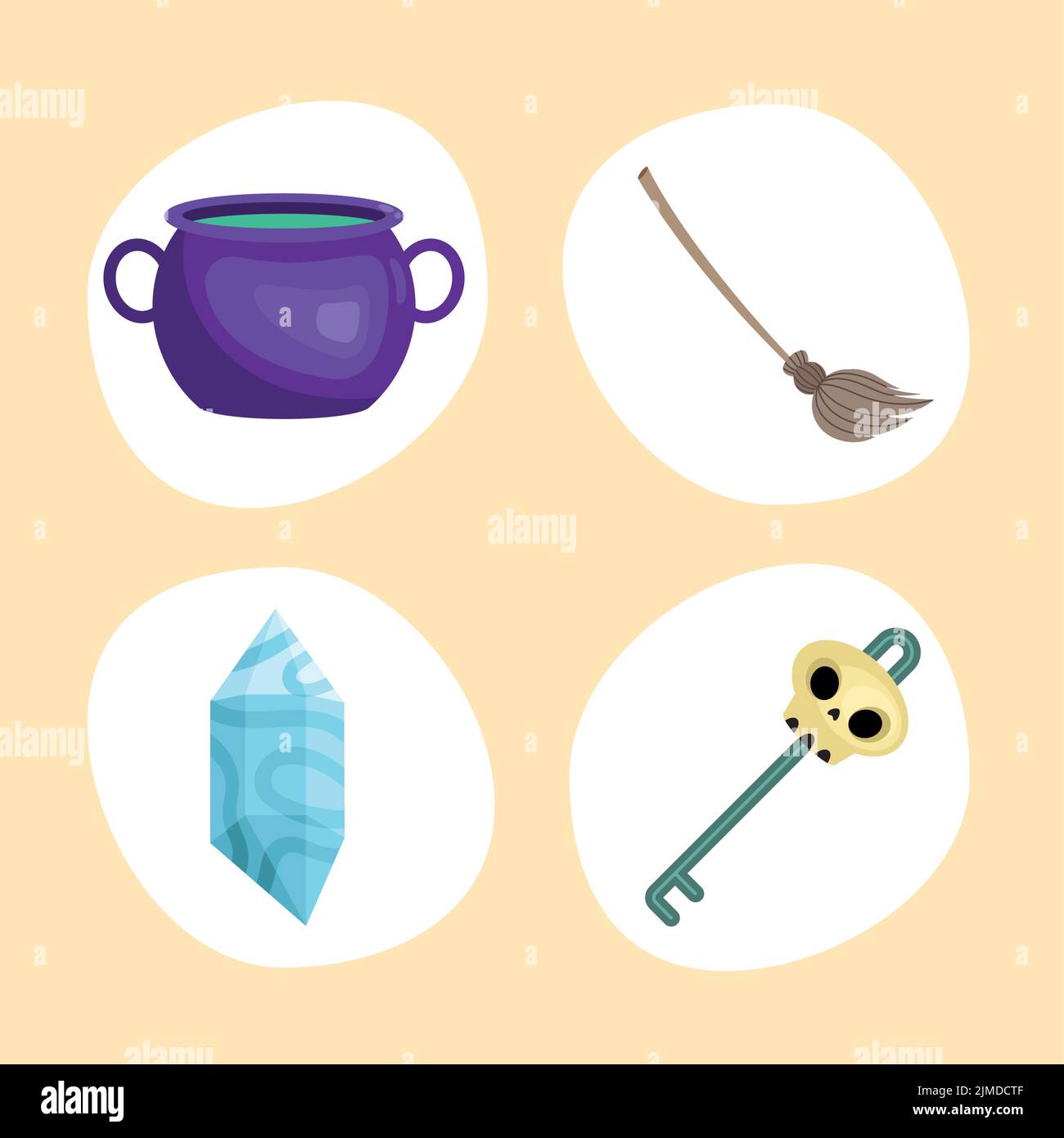 set of mystical and occult elements Stock Vector Image & Art - Alamy