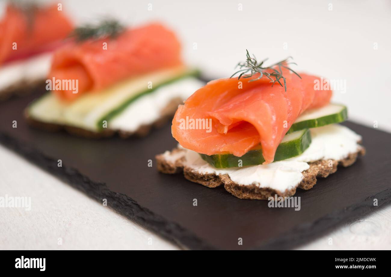 Sandwich mini canapes buffet hi-res stock photography and images - Alamy