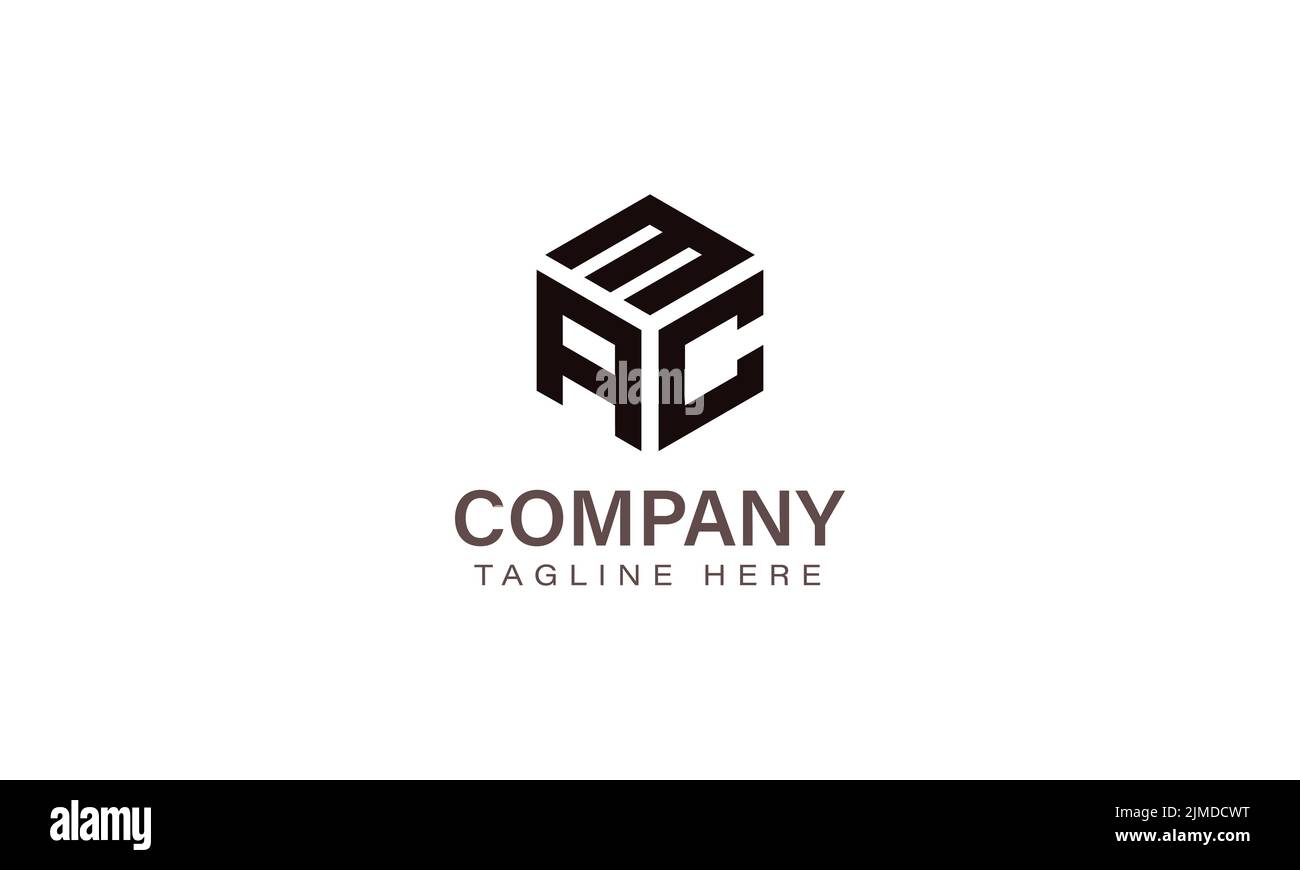 Letter MAC Logo, Three Letter Logo, Alphabet M A C Hexagon Shape Vector ...