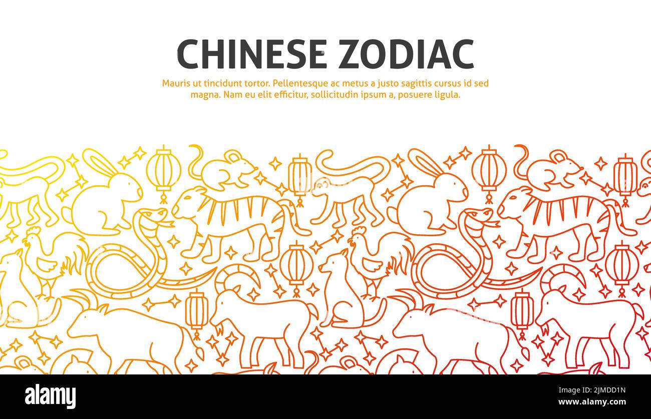 Chinese zodiac rooster animal Stock Vector Images - Alamy