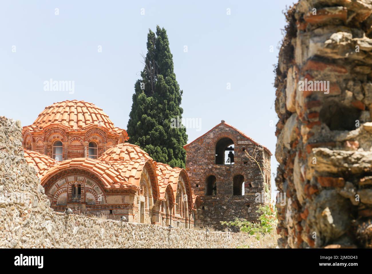 Medieval City Mystras Stock Photo - Alamy