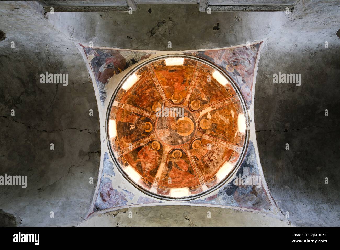 Medieval City Mystras Stock Photo - Alamy