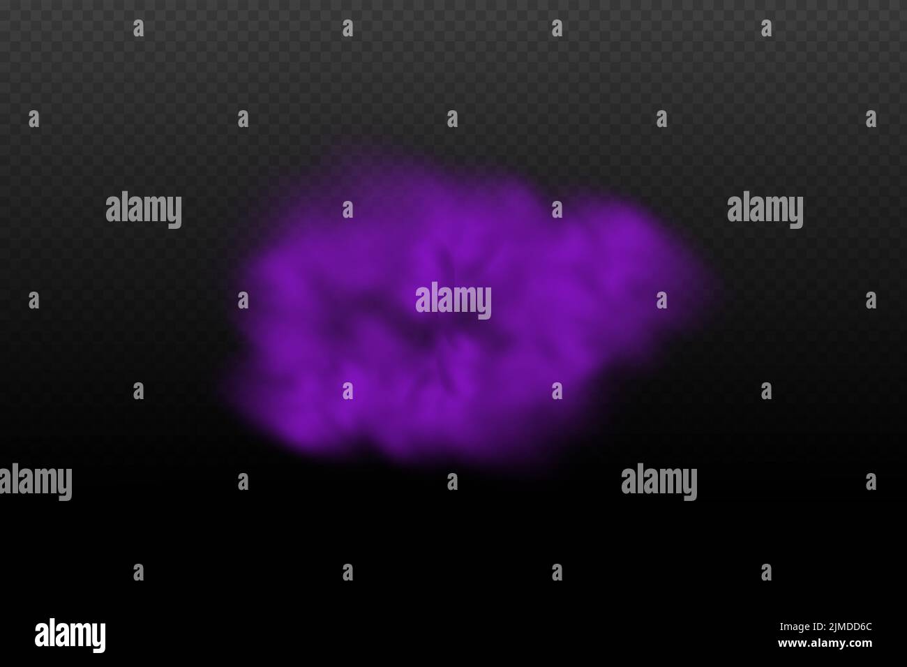 Purple poisonous gas, dust and smoke effect.Realistic scary mystical ...
