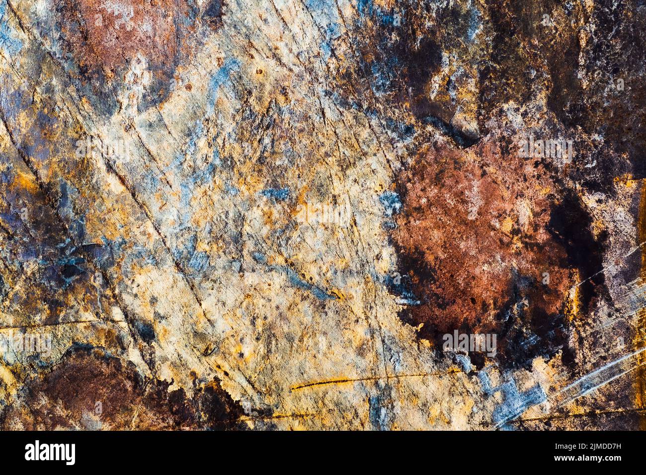 Steel Walkway Mats Sprayed Rust. Iron Surface Rust Stock Photo - Alamy