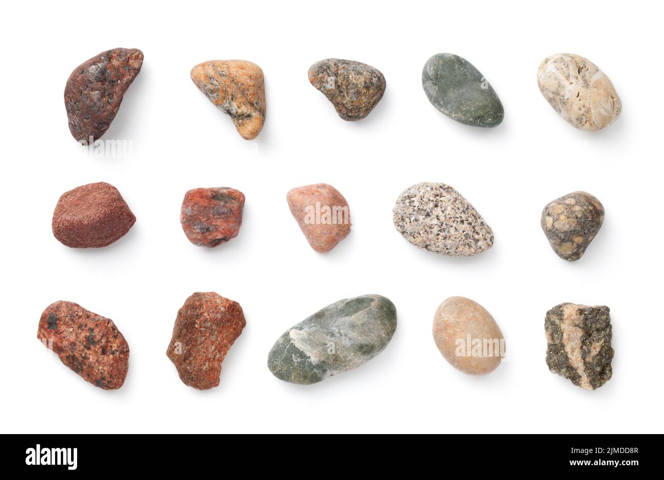 Collection Of Different Kind Stones Stock Photo - Alamy