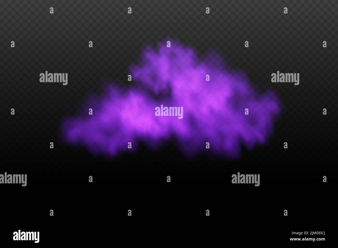 Purple poisonous gas, dust and smoke effect.Realistic scary mystical ...