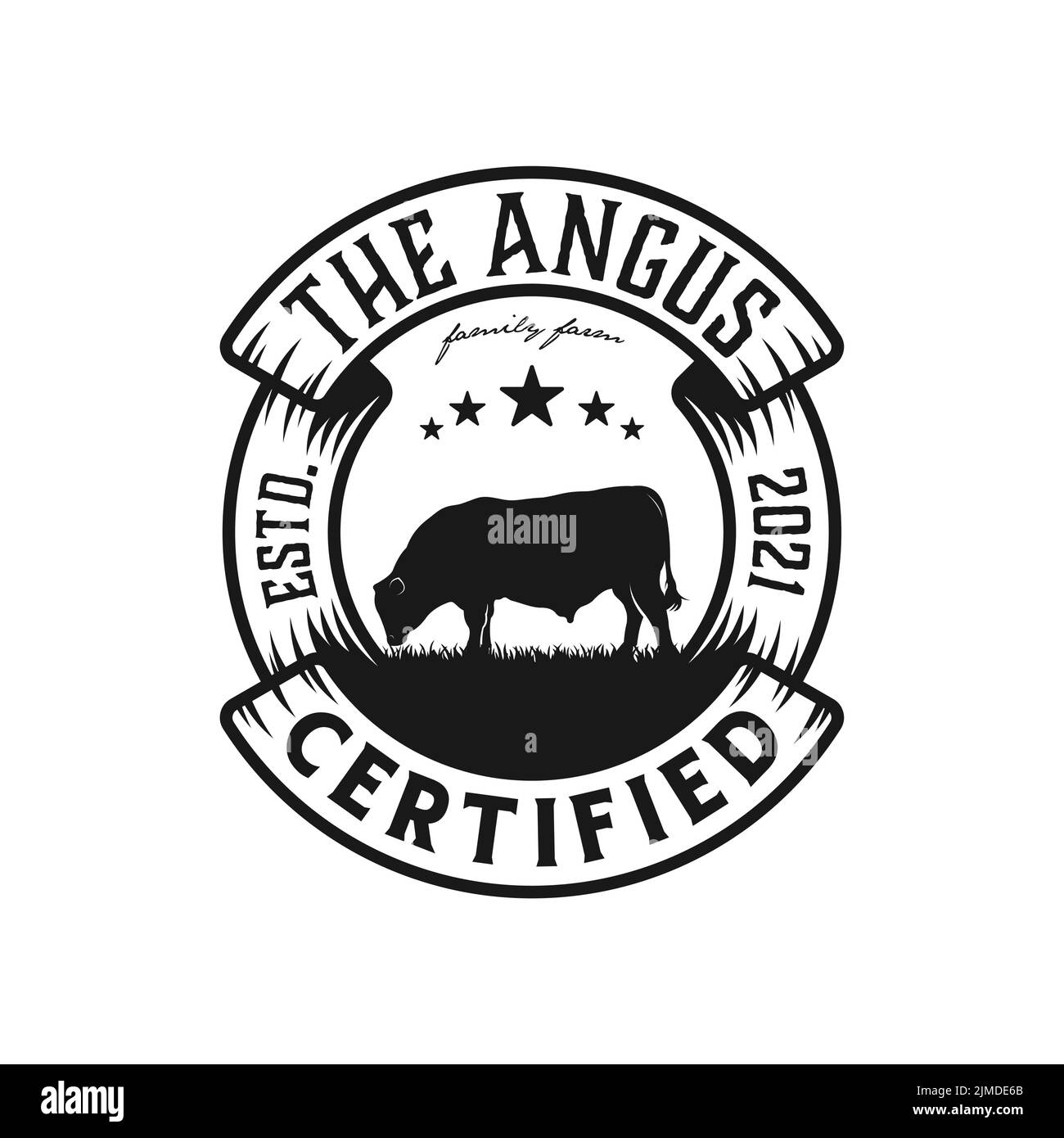 Angus Cattle Logo