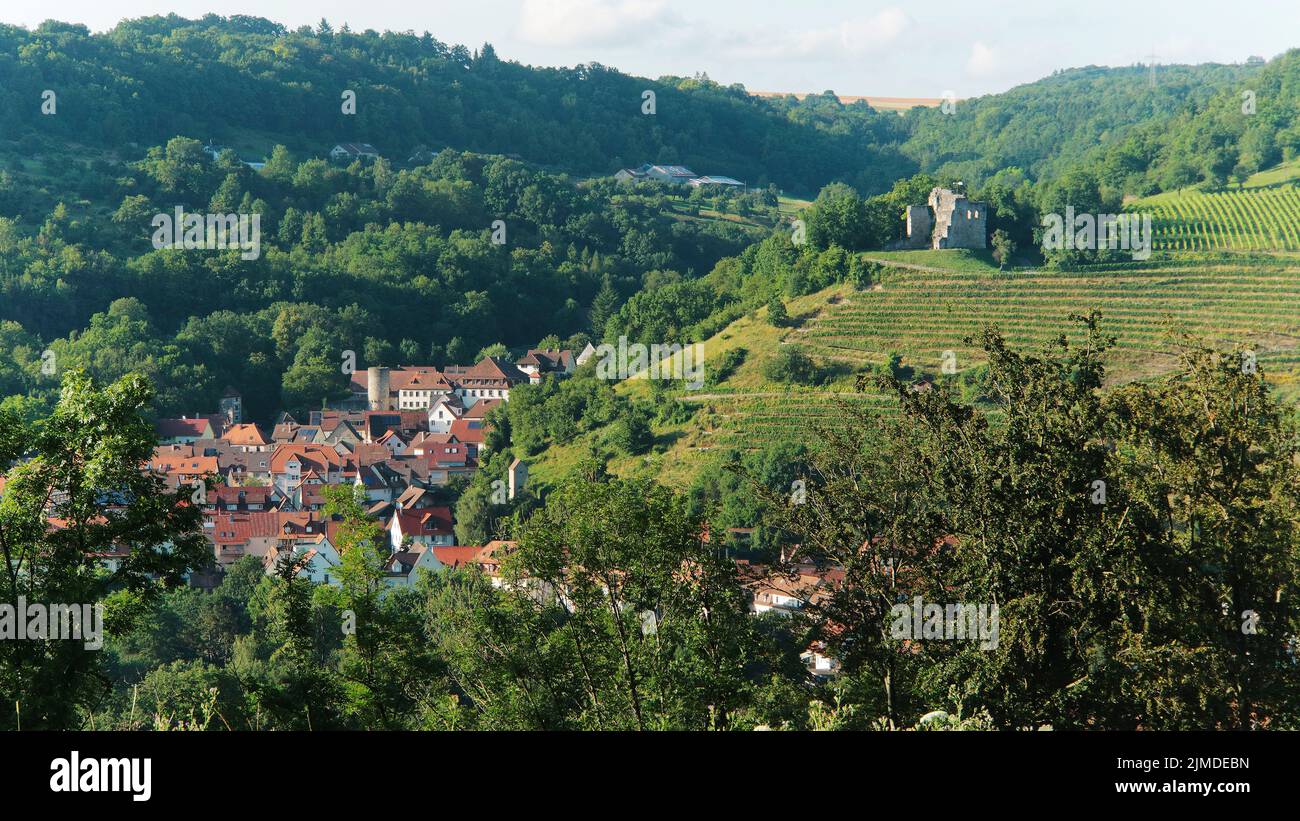 The Castle in Ingelfingen, Hohenlohe, Germany, Europe Stock Photo - Alamy
