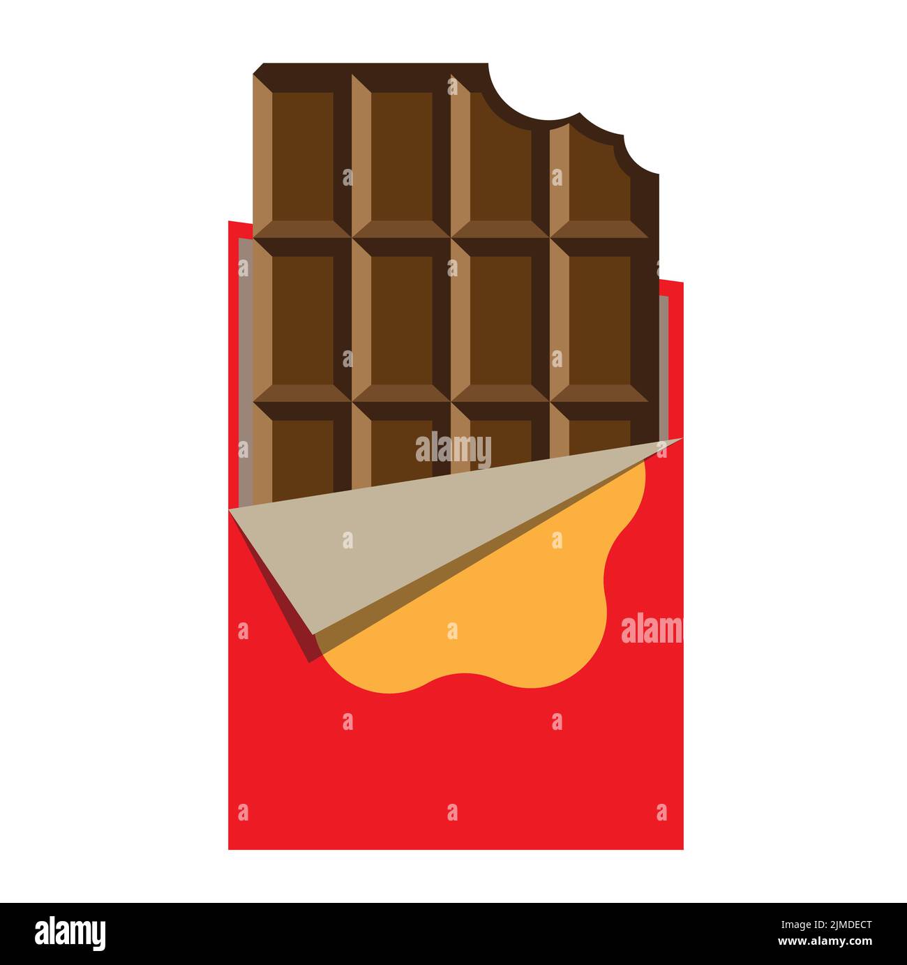 A vector illustration of a chocolate bar Stock Vector Image & Art - Alamy