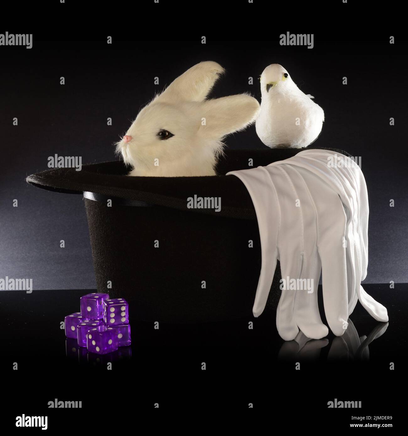 Magicians hat black background hi-res stock photography and images - Alamy