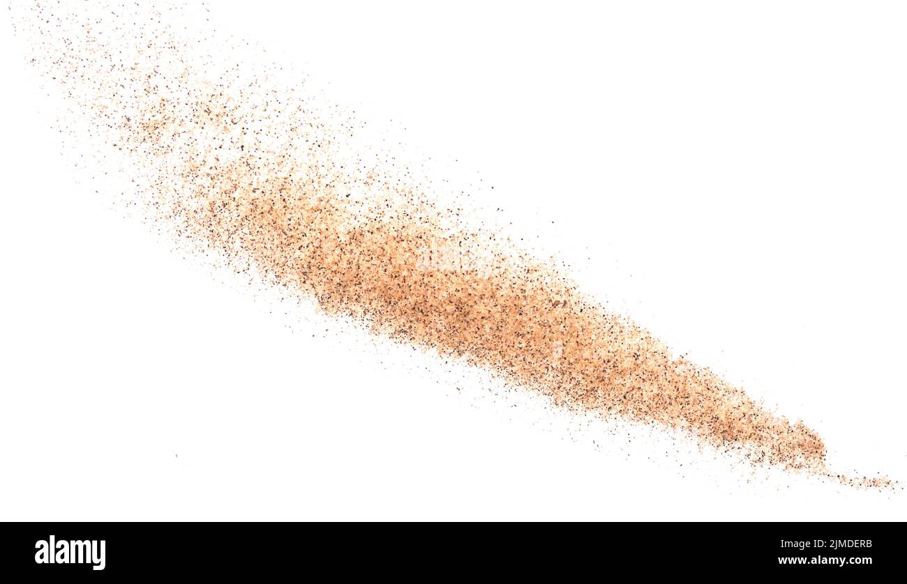 Pattern on beach sand Cut Out Stock Images & Pictures - Alamy