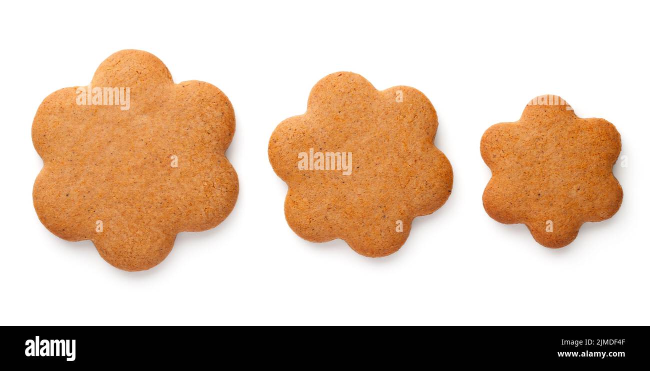 Flower shape cookies flat Cut Out Stock Images & Pictures - Alamy