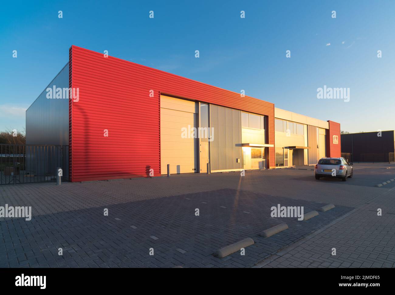 Modern small warehouse Stock Photo - Alamy